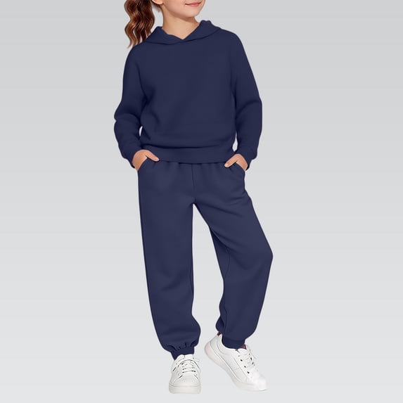 GiLiling Girls Boys Sweatsuit Tracksuit Two Piece Outfits Crewneck ...