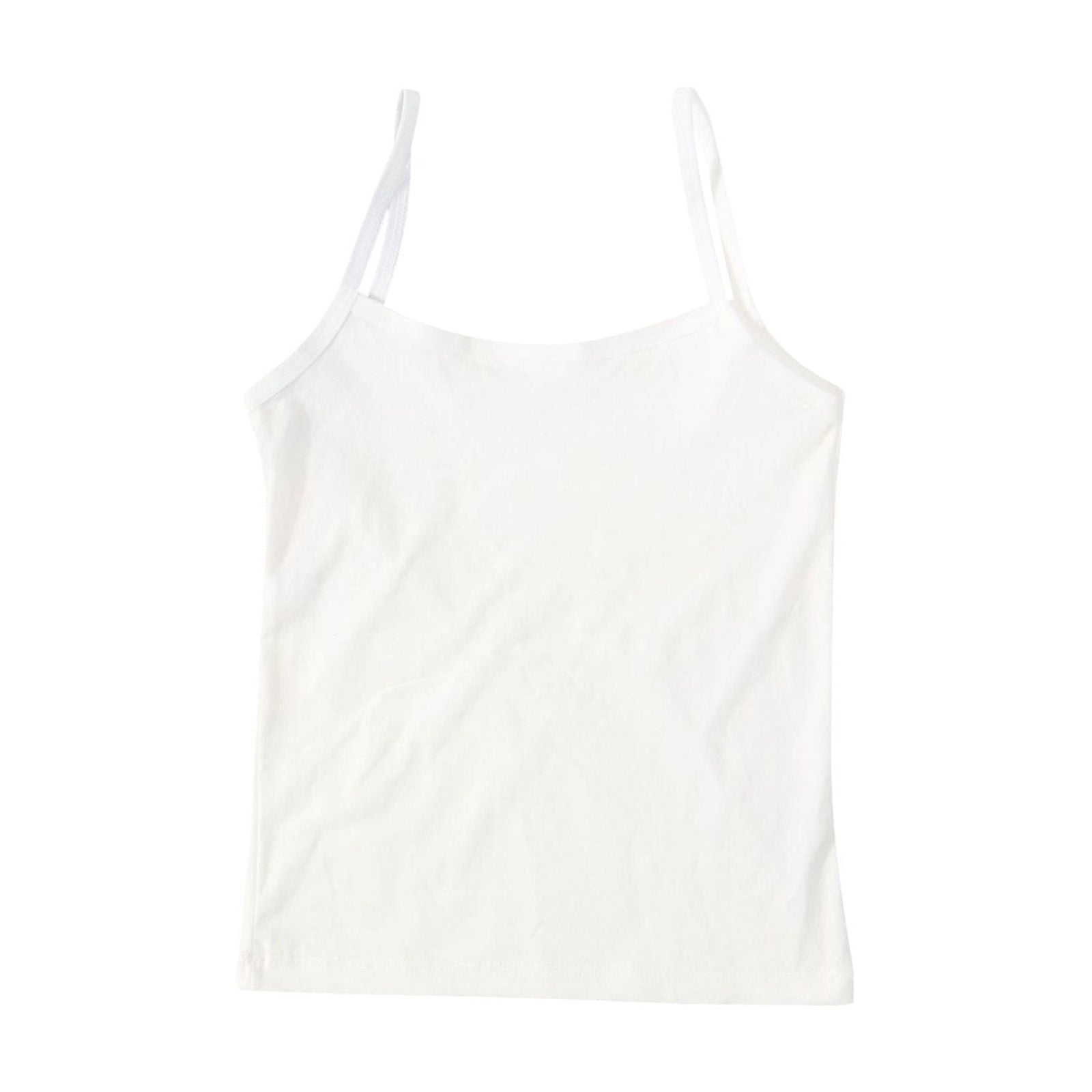 GiLiling Girls Spaghetti Strap Vest Toddler Kids Cotton Camisole Dance ...