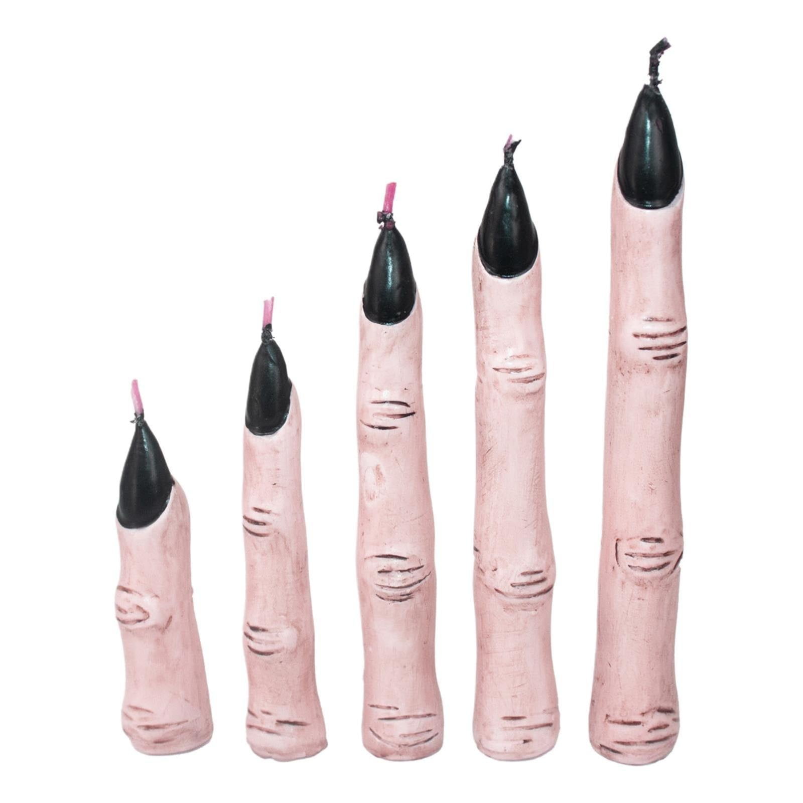 GiLiling Halloween Witch Finger Candles and Realistic Novelty Finger ...