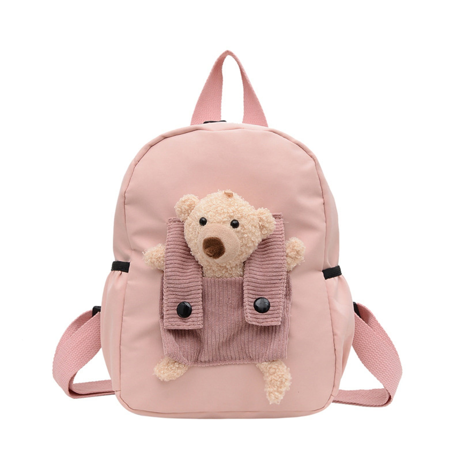 GiLiling Personalized Little Plush Bear Backpack with Detachable ...
