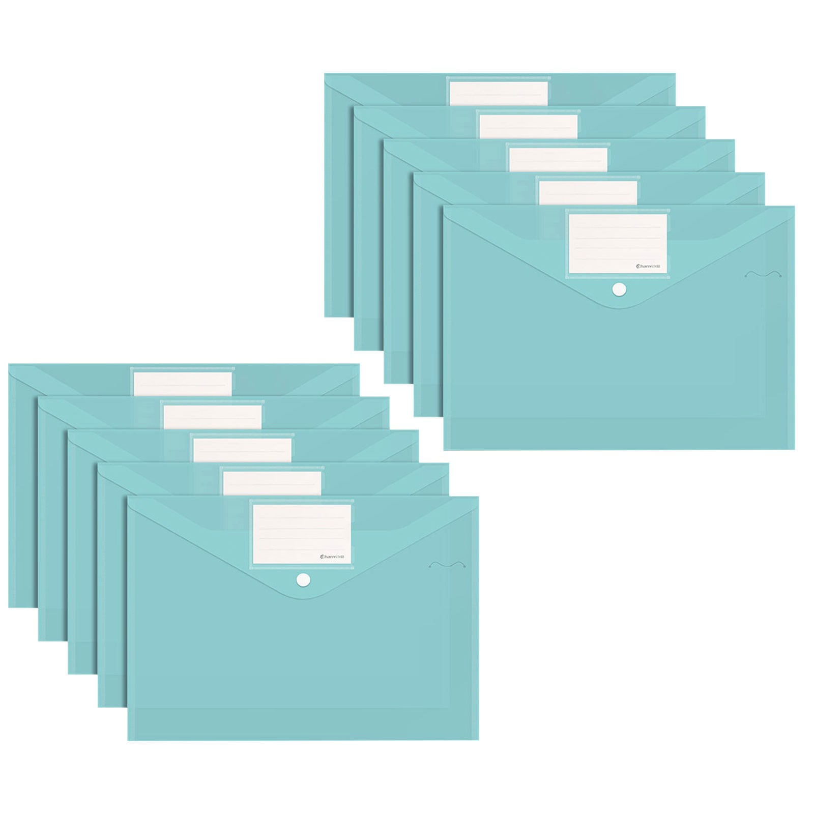 GiLiling Plastic Envelopes File Folders Pack Of 10 A4 Letter Size ...