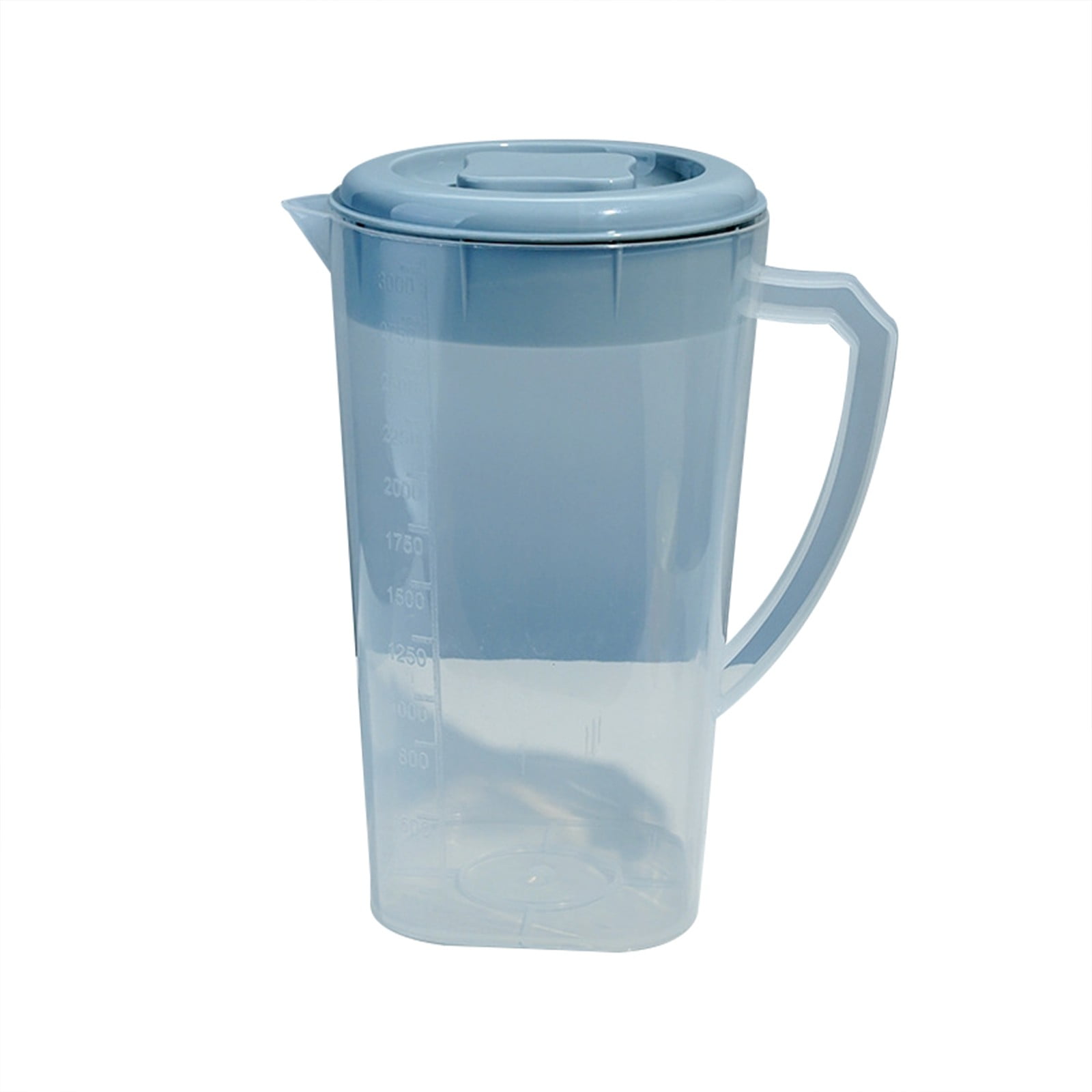 GiLiling Plastic Pitcher with Pour Spout Lids Airtight Leak-proof Mix ...