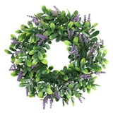 GiLiling Simulated Wreath Foam Lavender Wreath | DIY Farmhouse Wreath ...