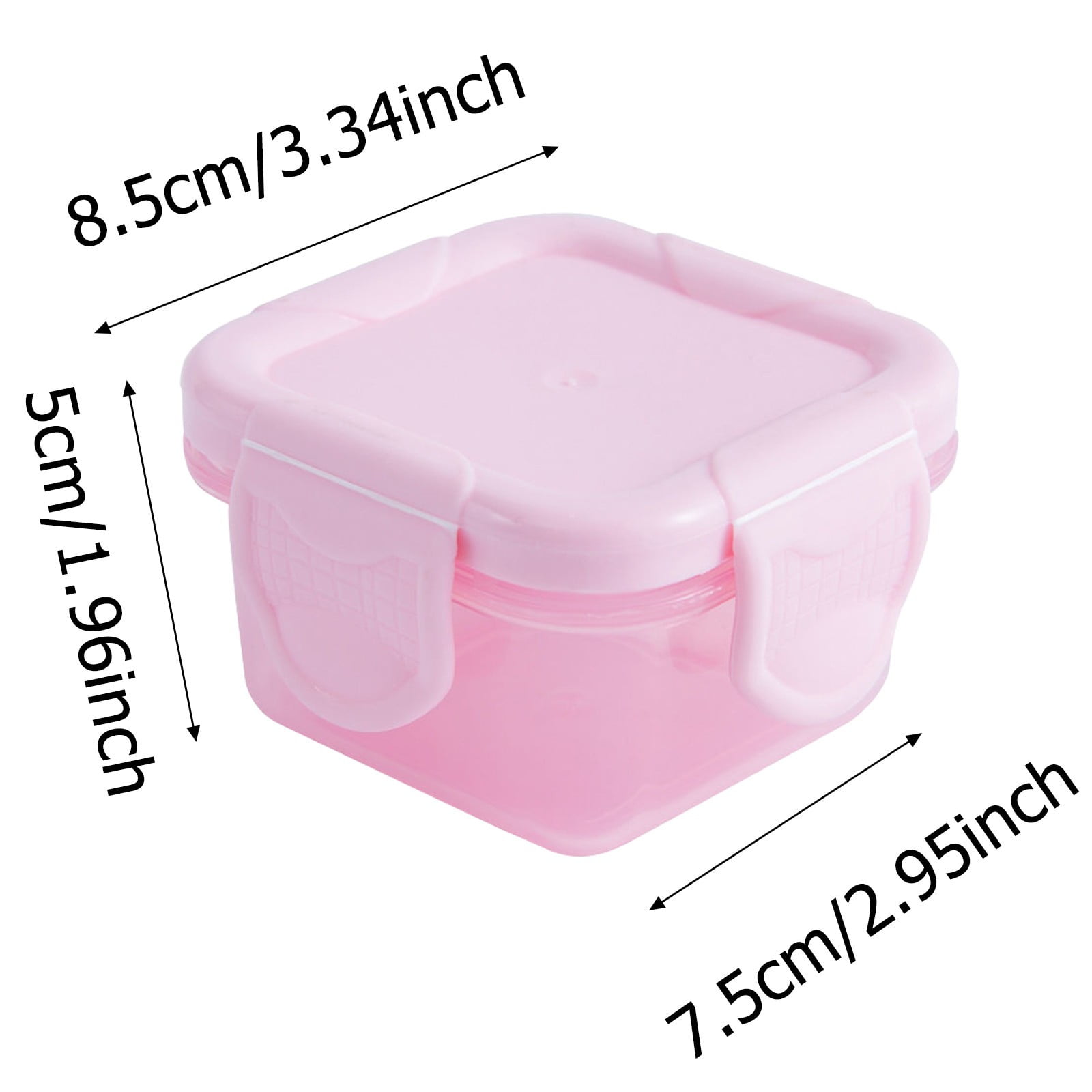 GiLiling Small Container with Airtight Leakproof Locking Lids Plastic ...