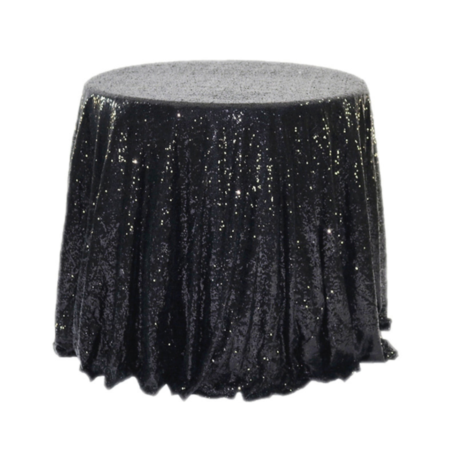 GiLiling Tablecloth 23.62 " Round Small Sparkly Drape Table Cloths ...