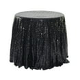GiLiling Tablecloth 23.62 " Round Small Sparkly Drape Table Cloths ...