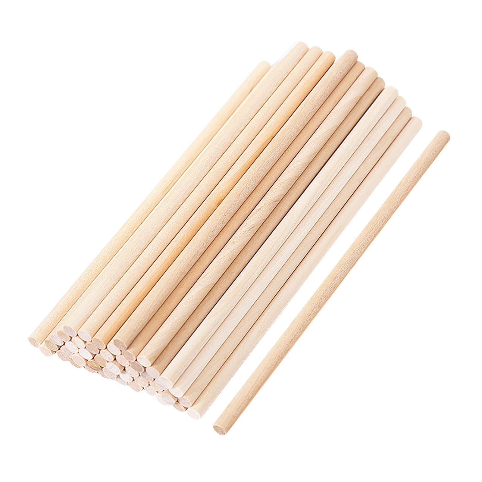 GiLiling Wood Sticks for Crafting,Unfinished Natural Hardwood Sticks ...