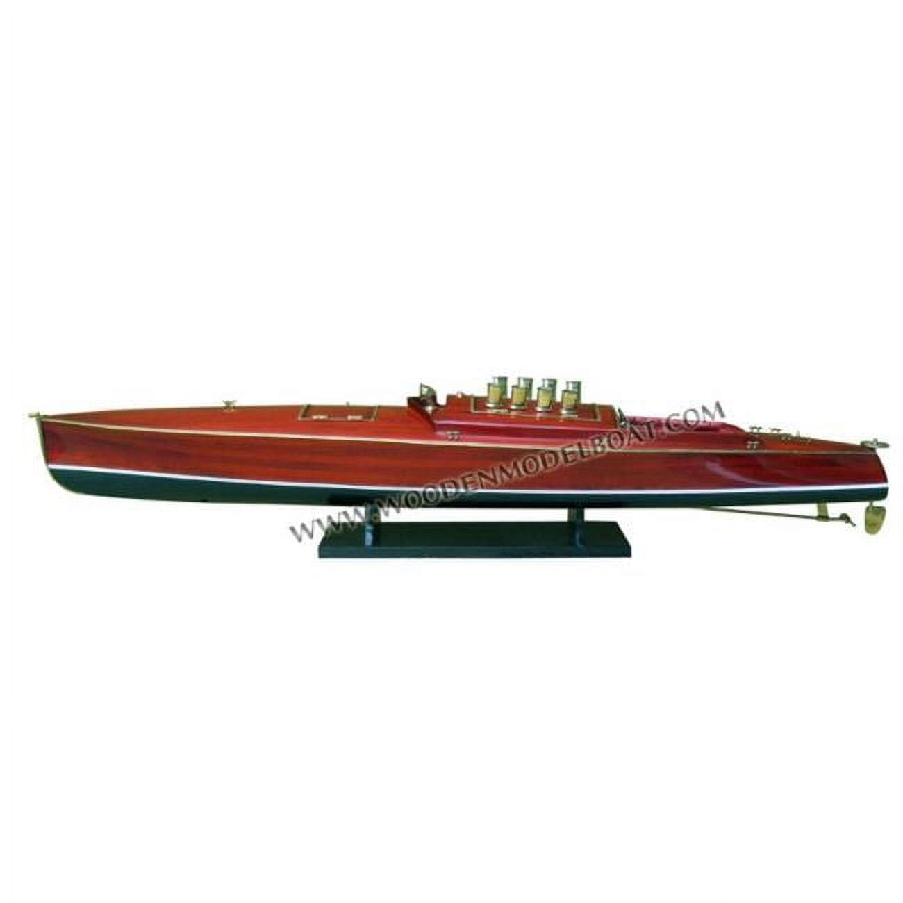 Gia Nhien Wooden Model Speed Boat Dixie II - Walmart.com