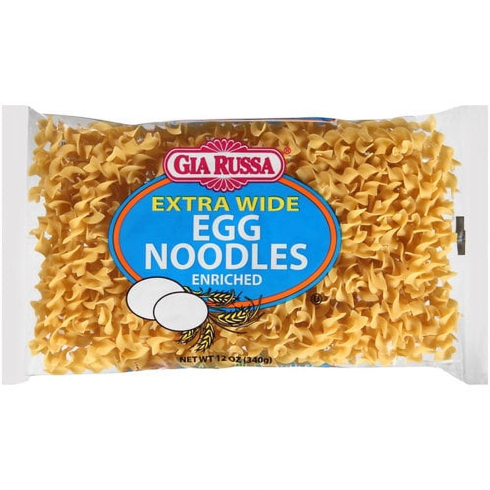 Gia Russa Enriched Extra Wide Egg Noodles, 12 oz - Walmart.com