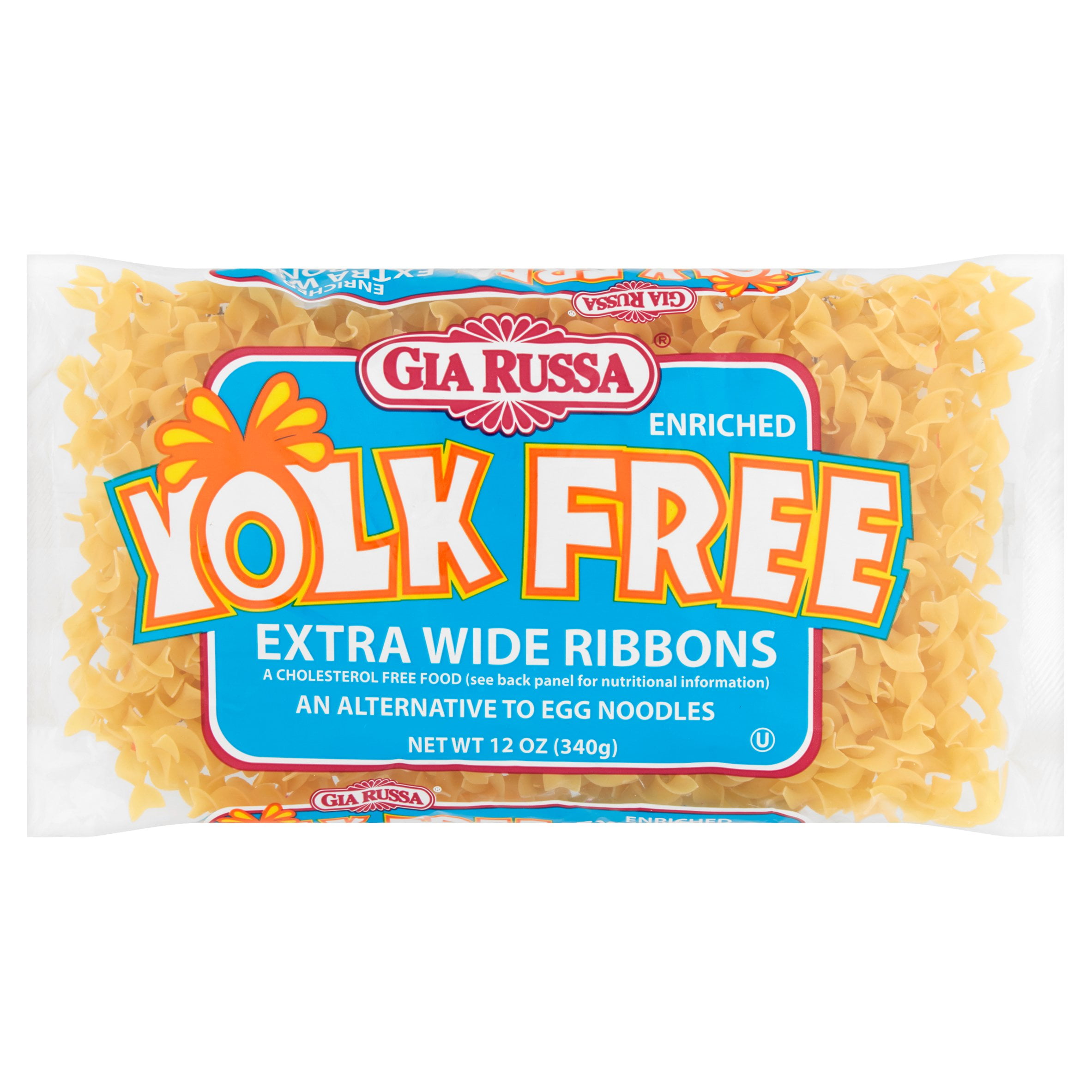 Gia Russa Enriched Yolk Free Extra Wide Ribbons Pasta Noodles, 12 oz ...