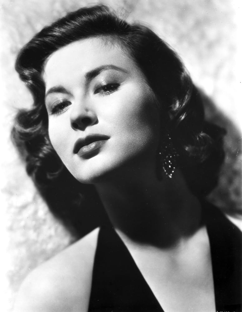 Gia Scala in Black Gown with Curly Hair Photo Print (24 x 30) - Walmart.com