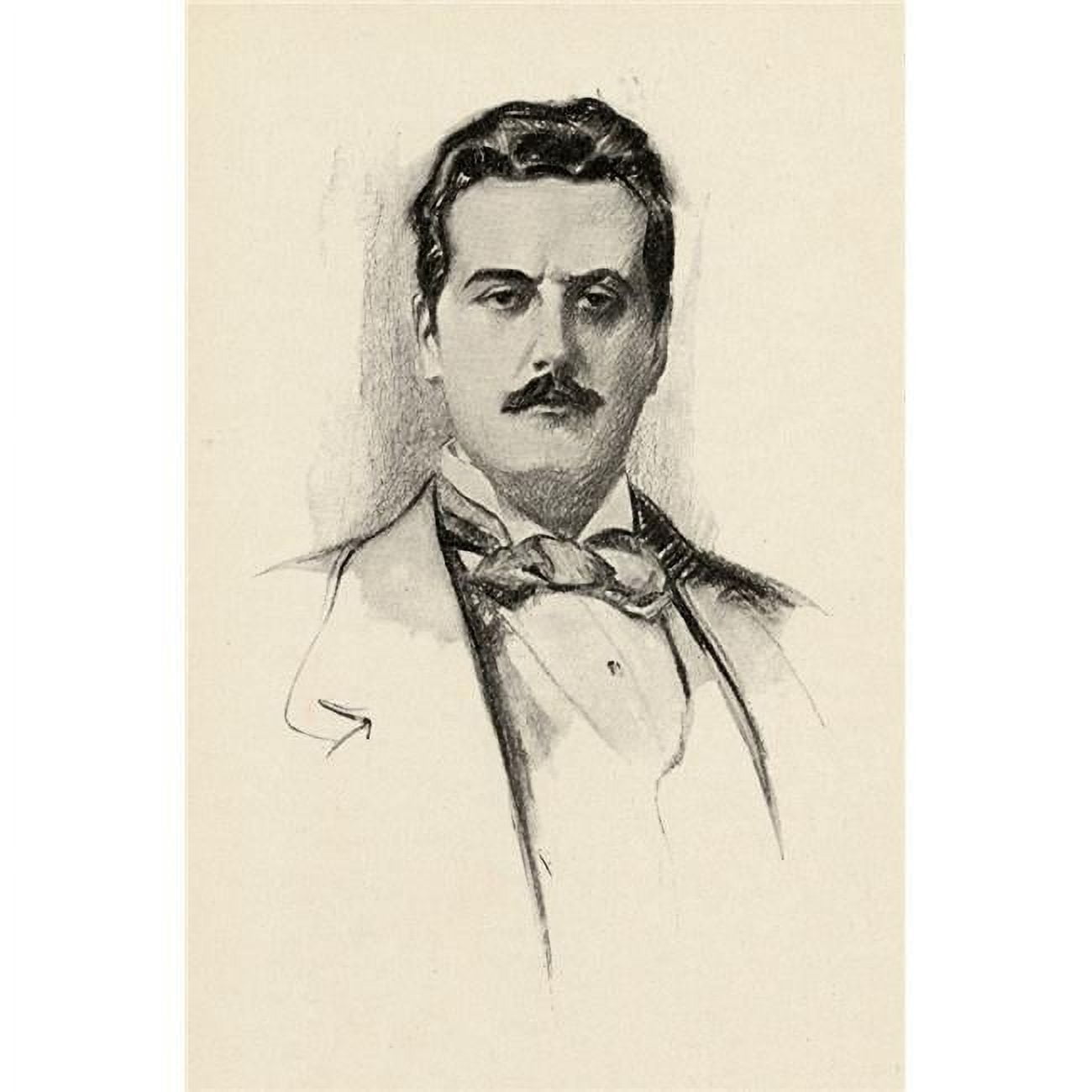 Giacomo Puccini 1858-1924 Italian Composer Portrait by Chase Emerson ...