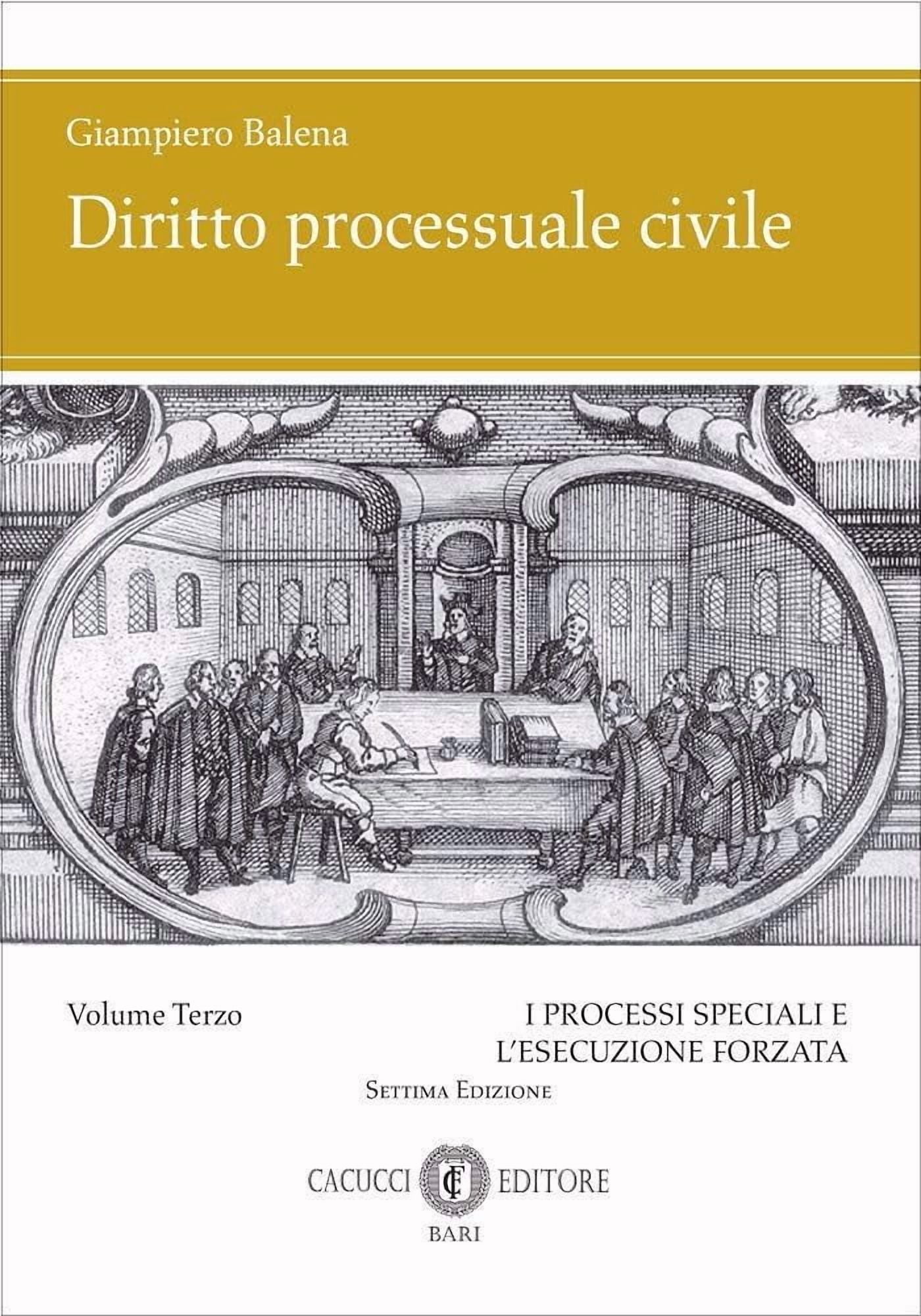 Giampiero Balen Diritto processuale civile. Volume 3 - I processi speciali e l'esec (Paperback ...