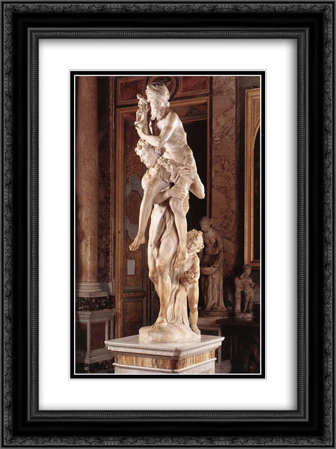 Gian Lorenzo Bernini 2x Matted 20x24 Black Ornate Framed Art Print ...
