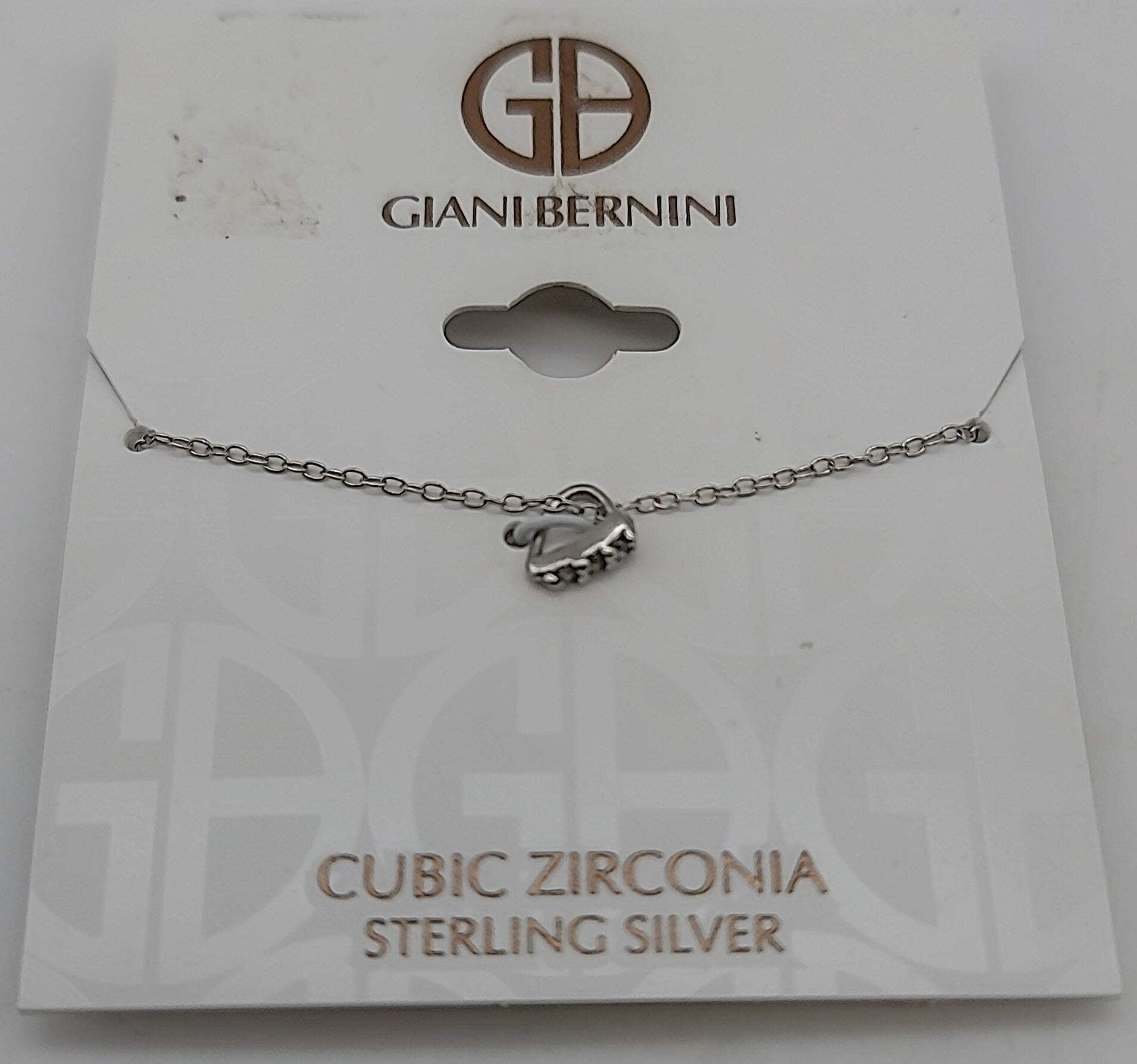 Giani Bernini Cubic Zirconia Heart Pendant Necklace In Sterling Silver Walmart