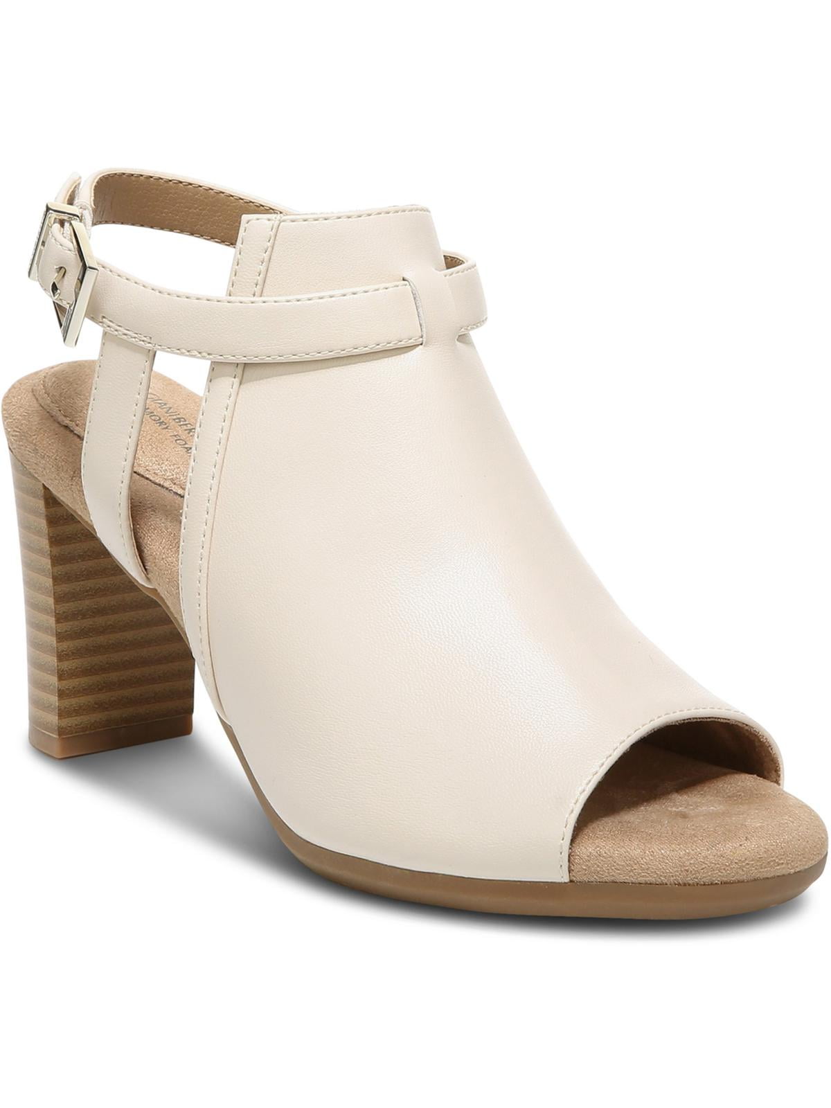 Giani Bernini Womens Alessio Faux Suede Slingback Block Heels - Walmart.com