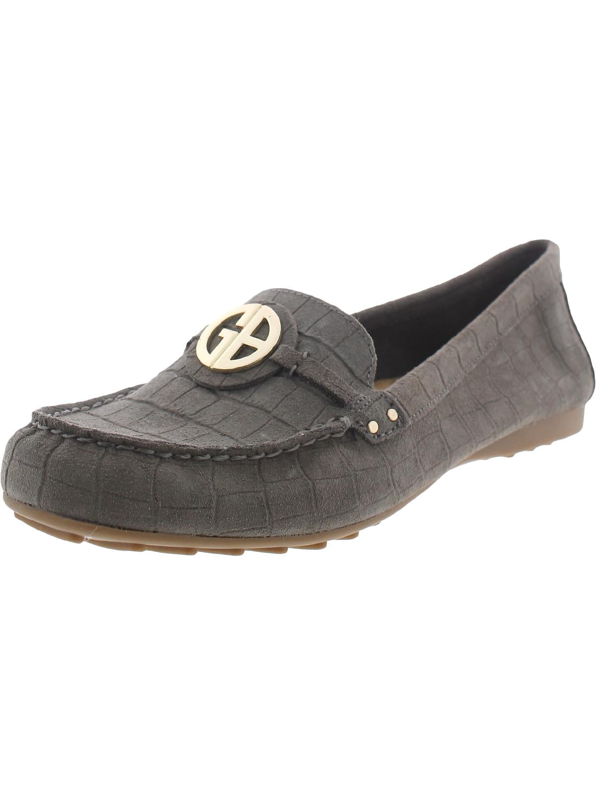 Giani Bernini Womens Dailyn Leather Slip On Loafers - Walmart.com