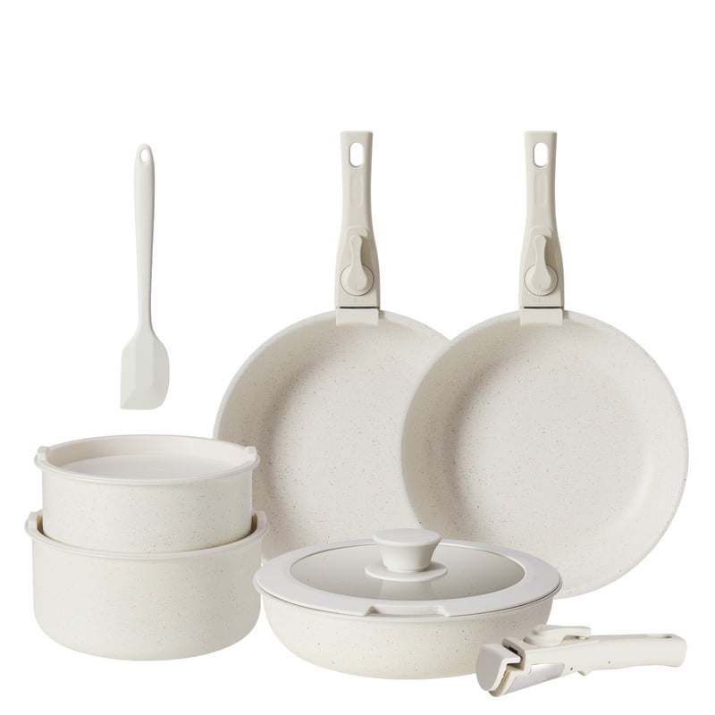 Gianna 12 Pcs Non-Stick Cookware Set, Pots and Pans Set, with Spatula ...