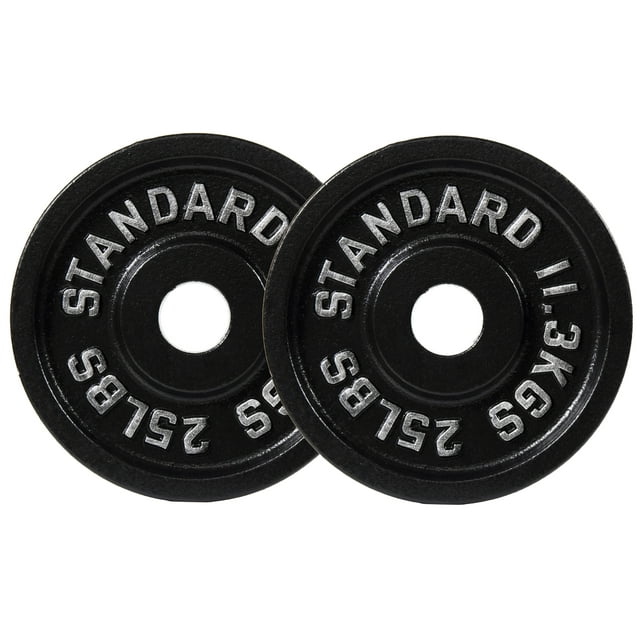 Gianna 2-Inch Olympic Cast Iron Weight Plate for Strength Training ...