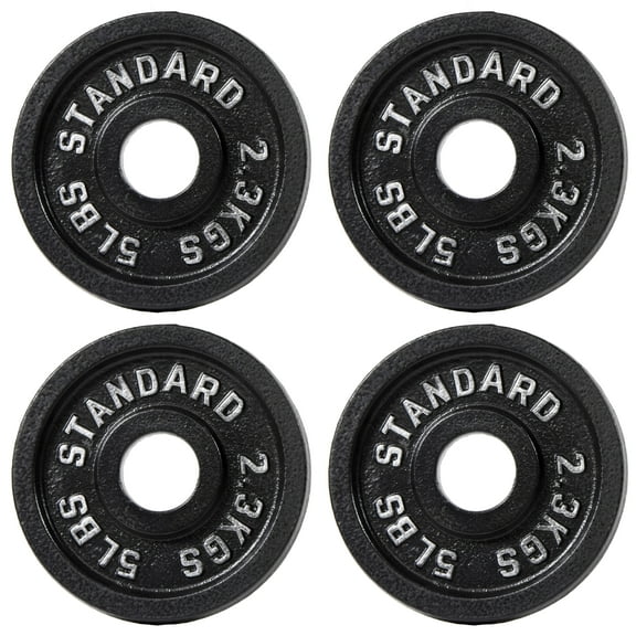 CAP Barbell, 5lb Olympic Cast Iron Weight Plate, Single - Walmart.com