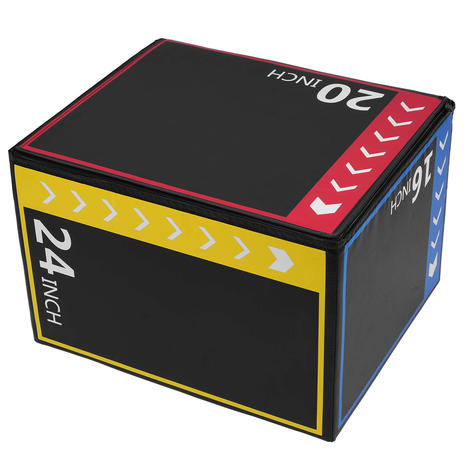 Gianna 3-in-1 Plyo Jumping Exercise Box Home Gym Workout Trainer, 24 x ...