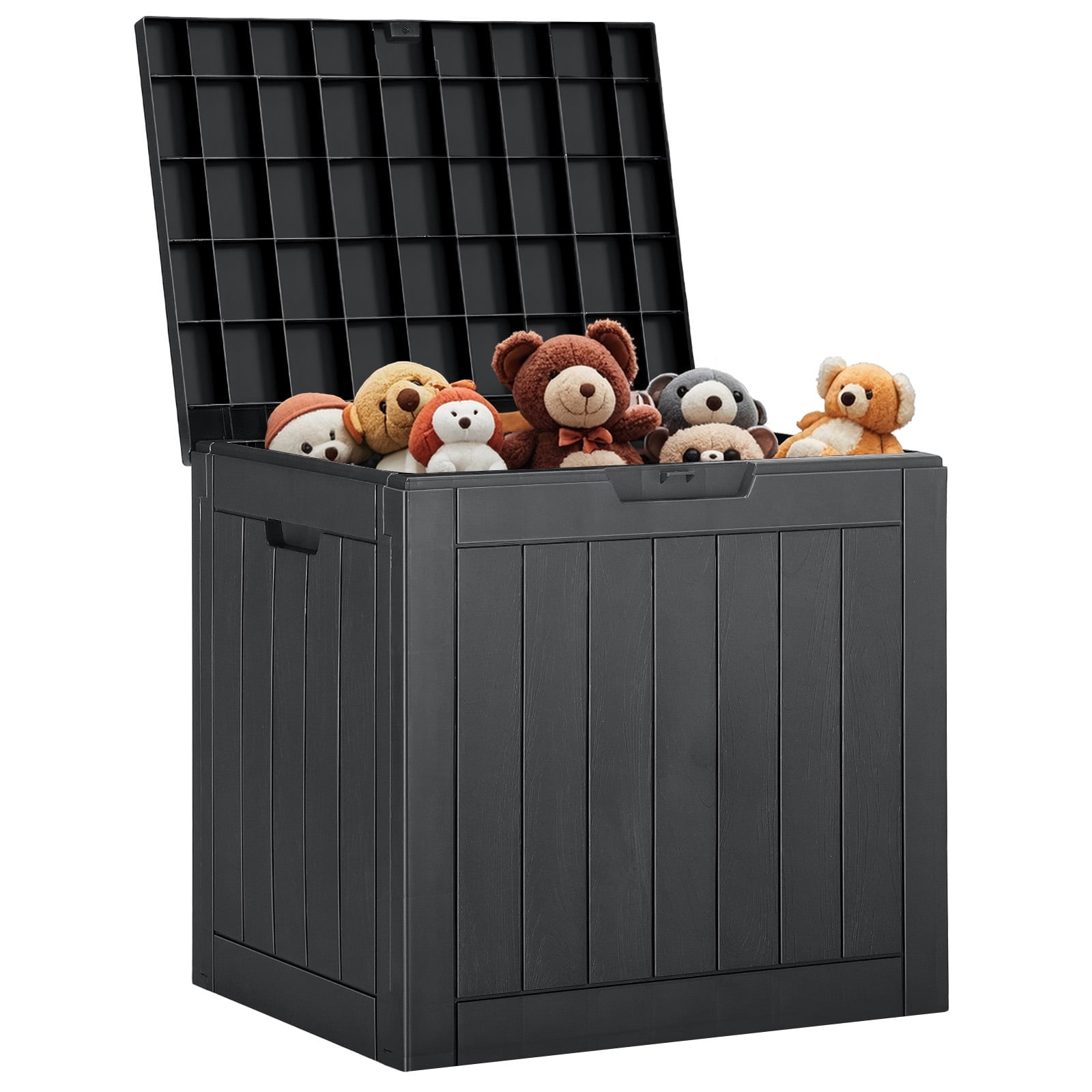 Gianna 31 Gallon Resin Deck Box, Waterproof UV Resistant Outdoor ...