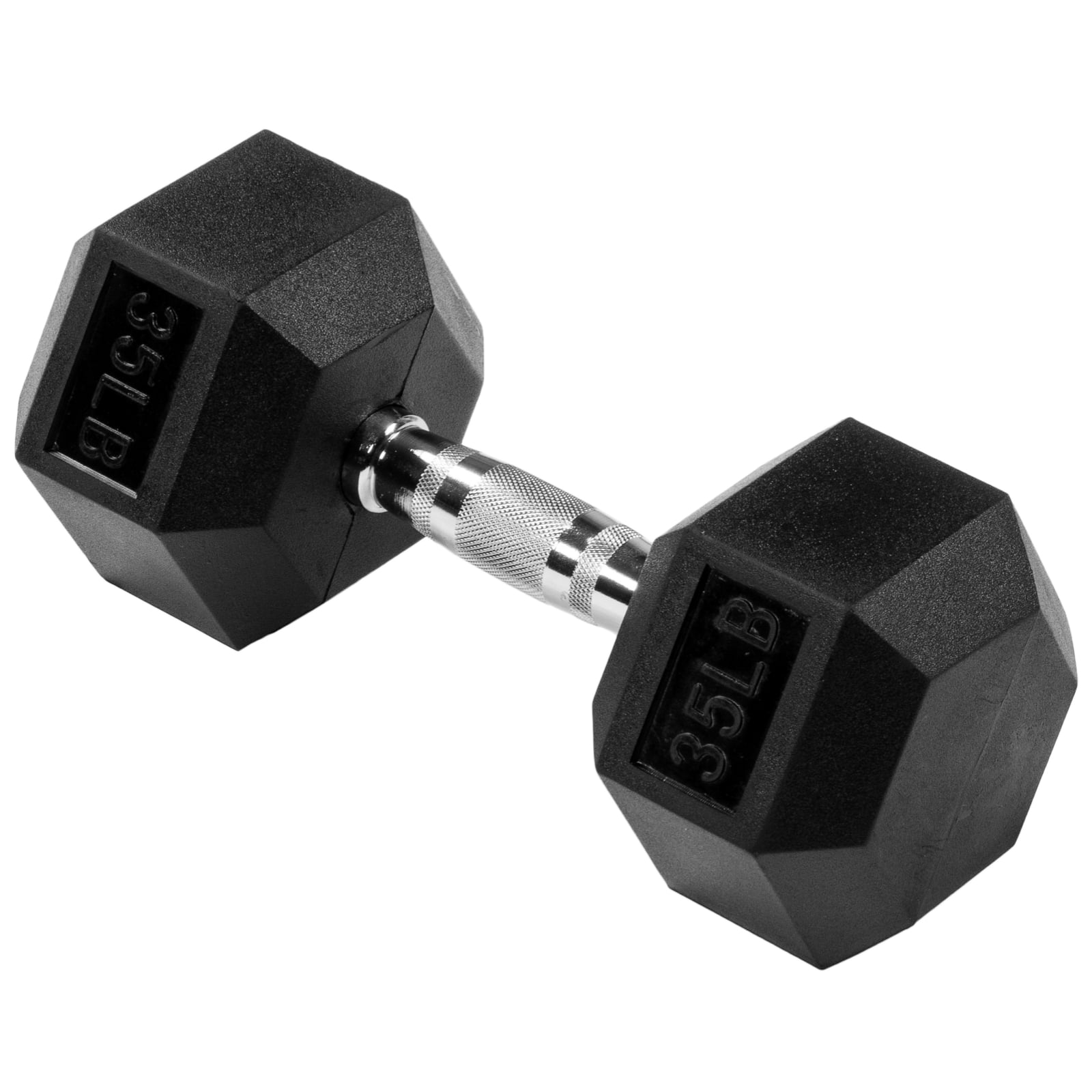 Gianna 35 lbs Hex Dumbbells with Rubber Coated, Hand Weights for ...