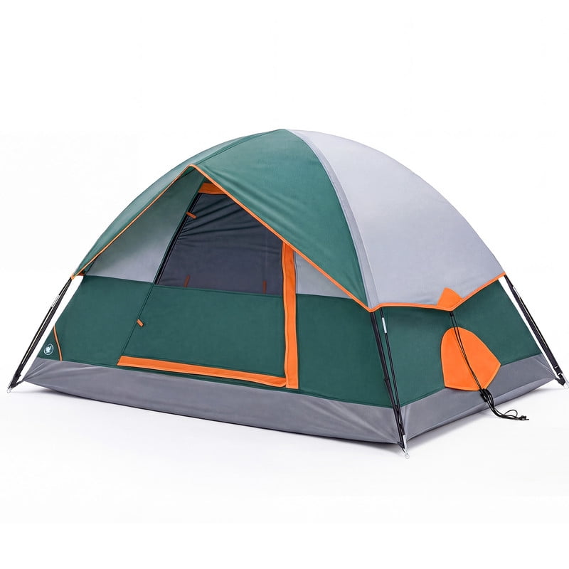 Gianna 4 Person Waterproof Camping Tent with Rainfly, Easy Setup Dome ...