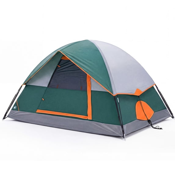 Gianna 4 Person Waterproof Camping Tent with Rainfly, Easy Setup Dome ...