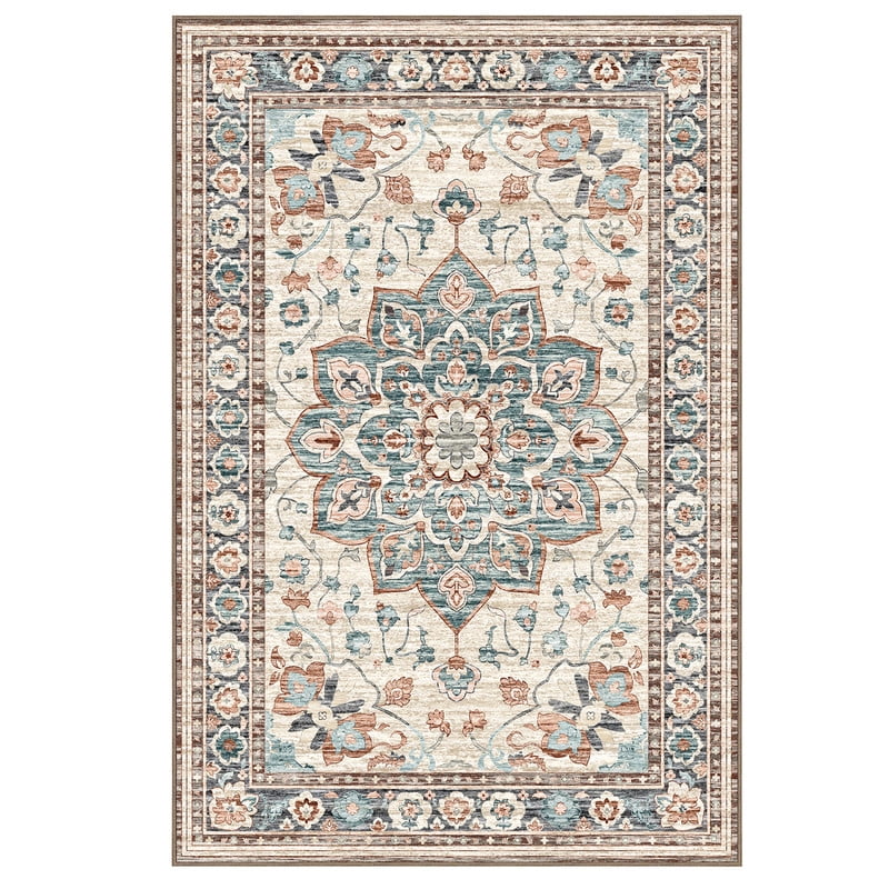 Gianna 8x10 FT Large Polyester Area Rug for Living Room, Machine ...