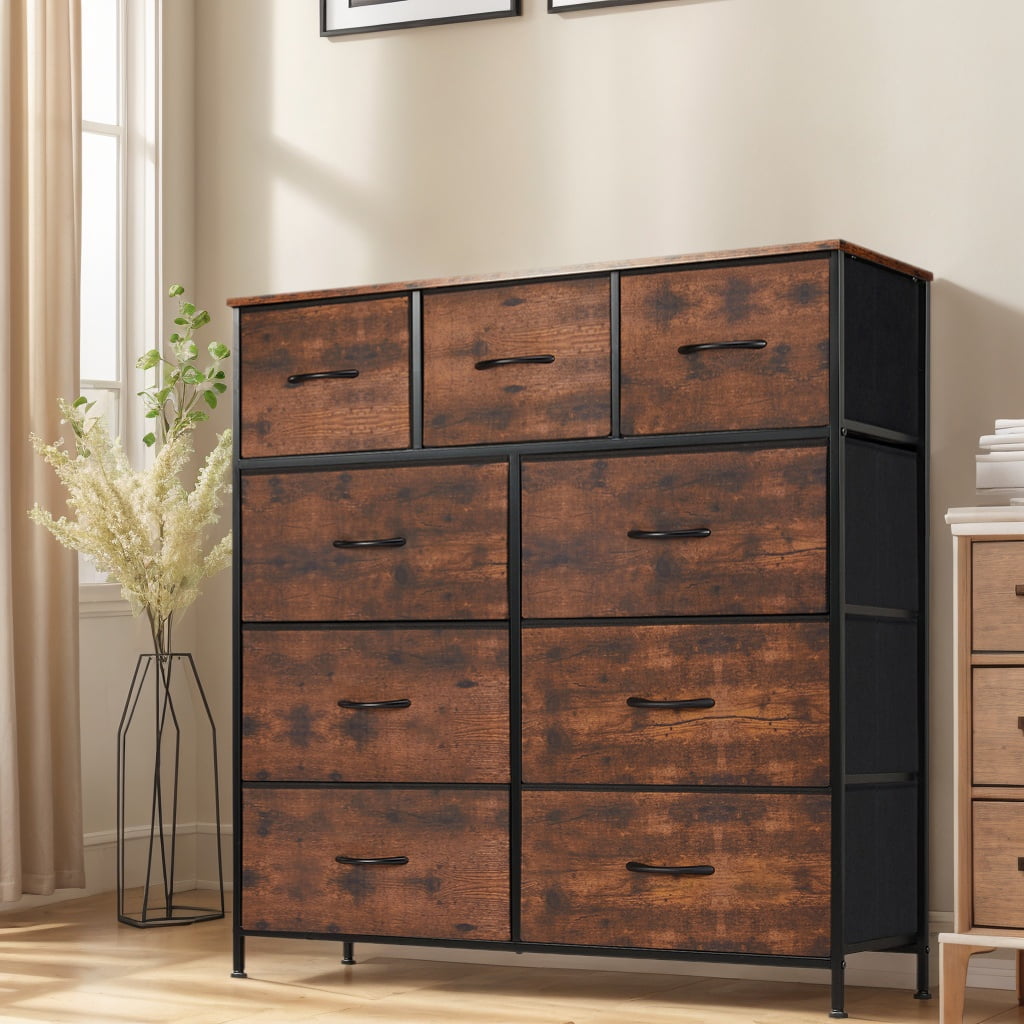 CONCETTA 9-Drawer Fabric Dresser, Perfect for Home, Office & Entryway ...