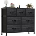 Gianna Chest of Drawers with 7 Fabric Drawers, Drawer Cabinet ...