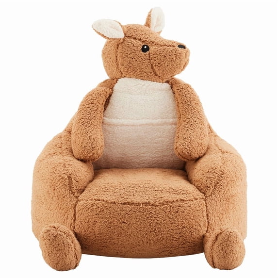 Gianna Kids Bean Bag Chair, 31 Inch Stuffed Toddler Couch with Faux ...