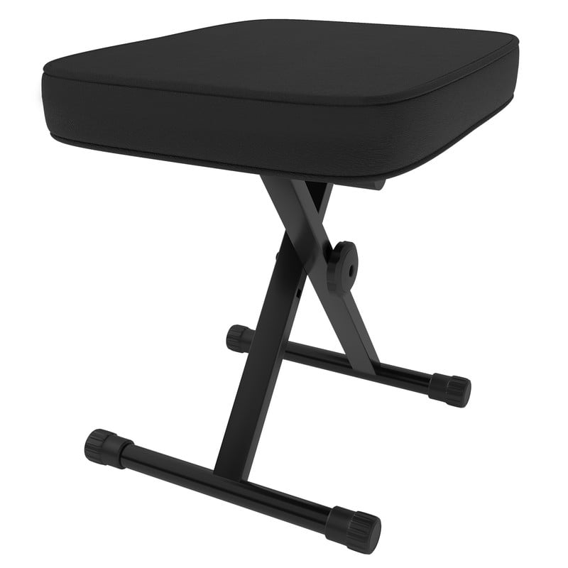Gianna Portable Adjustable Piano Bench, Folding Keyboard Stool with ...
