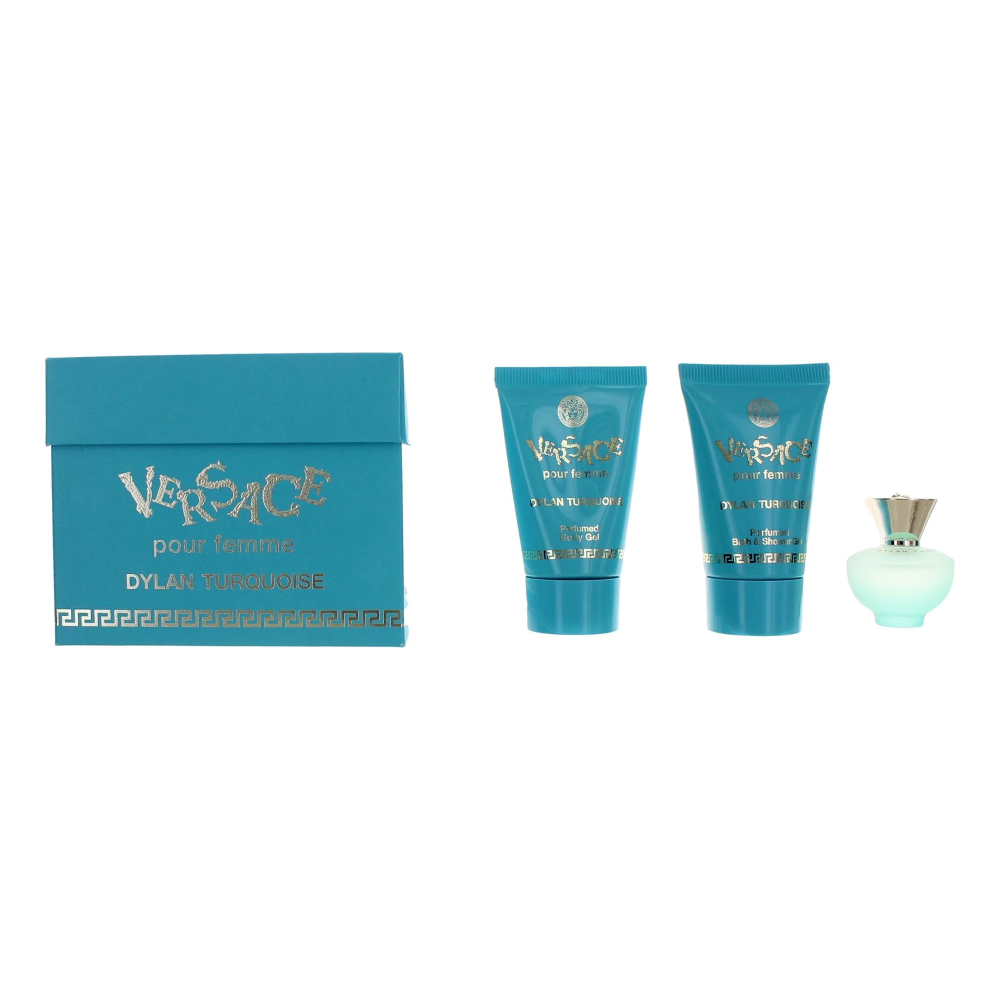 Versace Dylan Turquoise Perfume Mini Travel Size Ladies Gift Set ...