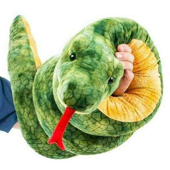 Giant 100 Inch Long Anaconda Snake Plush Stuffed Animal Toy - Amazing ...