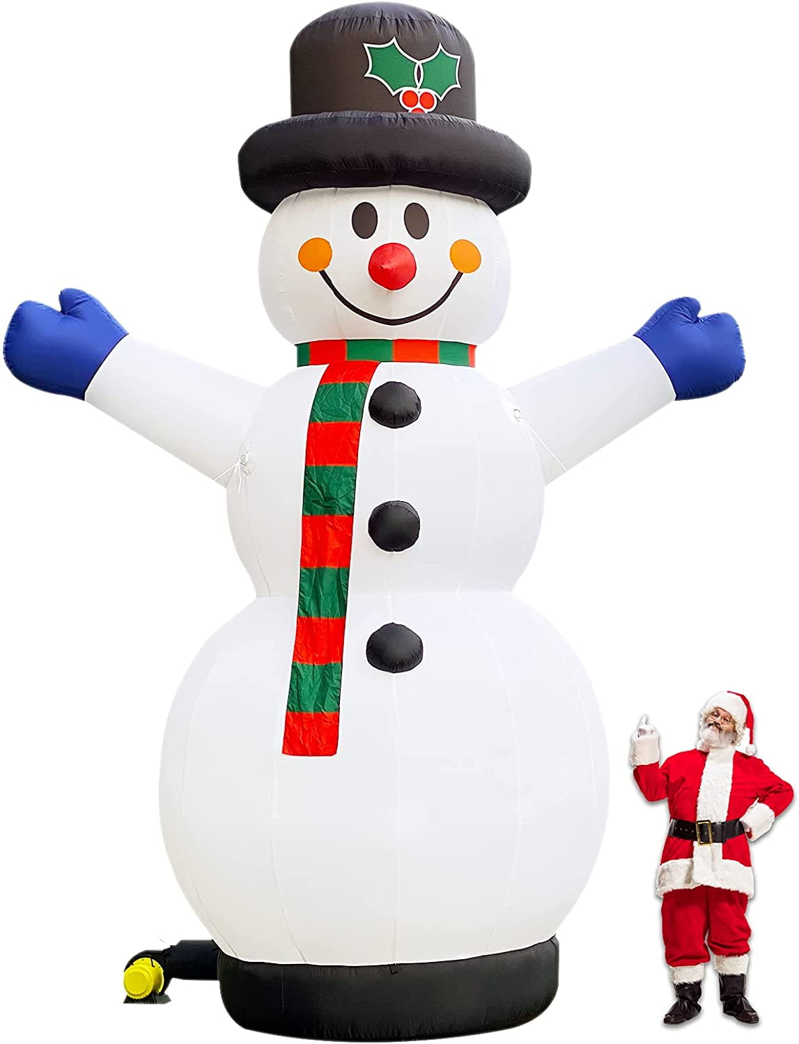 Giant 26Ft Inflatable Snowman with Blower, Lighted Outdoor Christmas ...