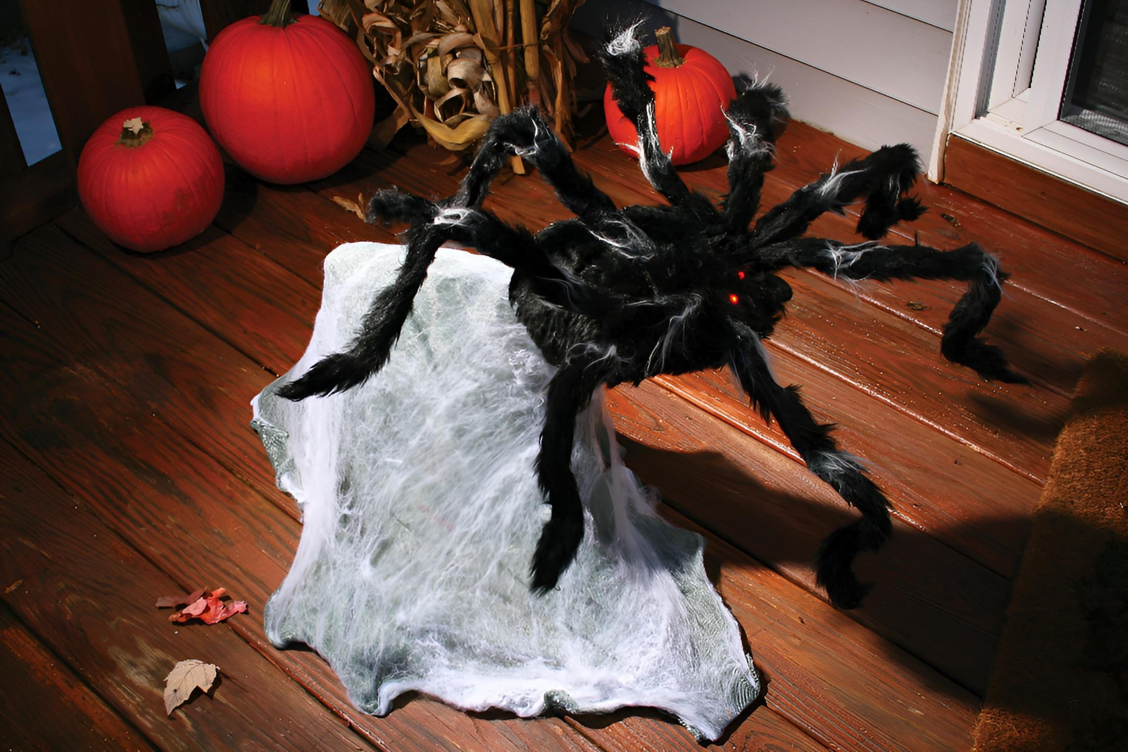 Walmart: Huge 36in Giant Jumping Spider - Furry Halloween Fake Spider ...