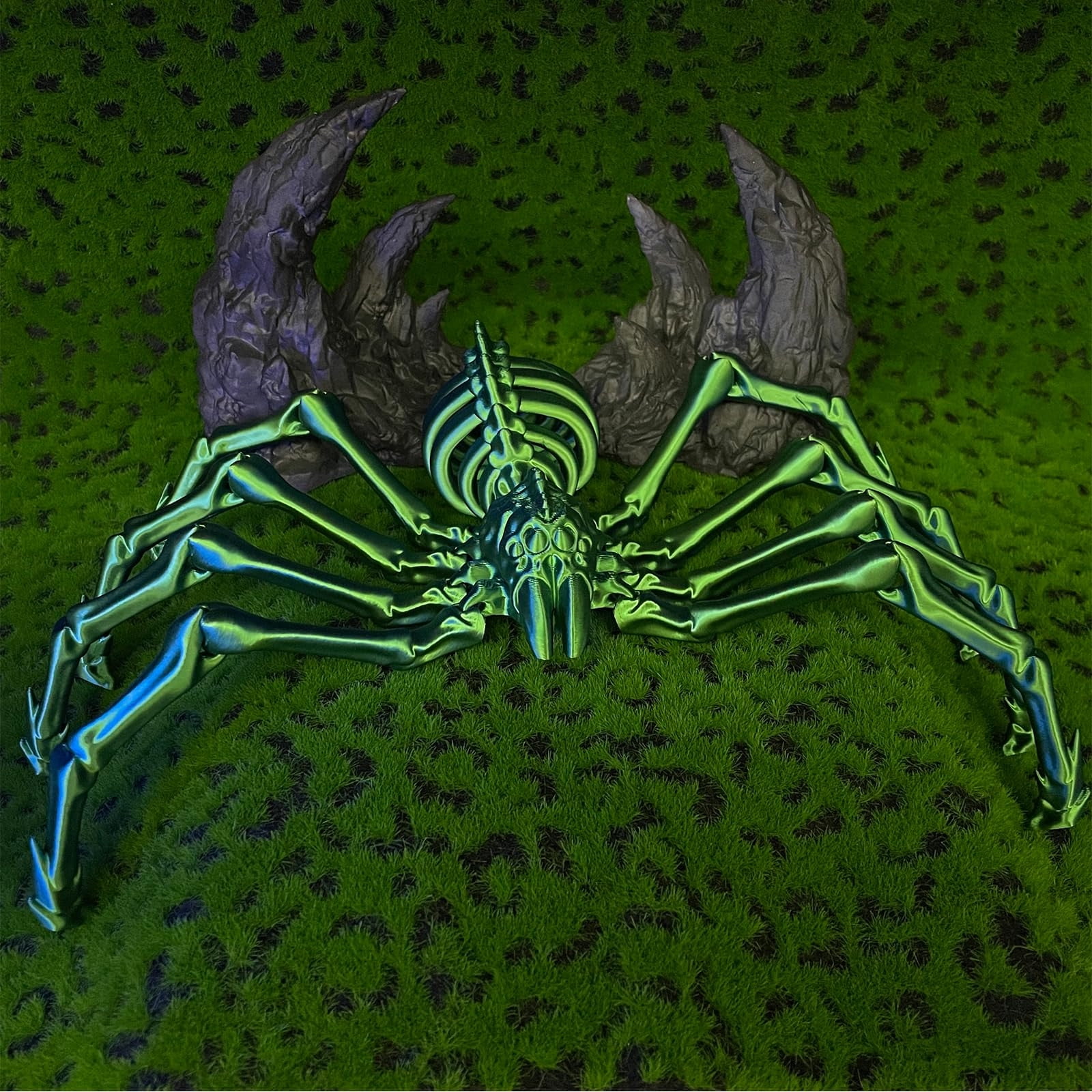 Giant 3D Printed Spider, 3D Printed Articulated Spider Extendable ...