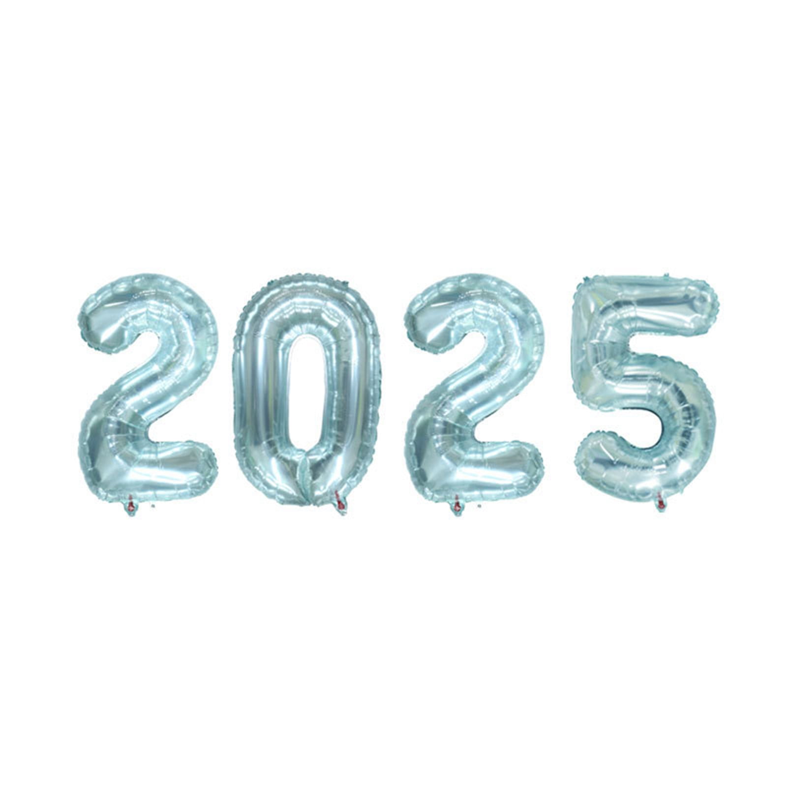 Giant 40 Inch - 2025 Balloons Multicolour- Graduation Decorations 2025 ...