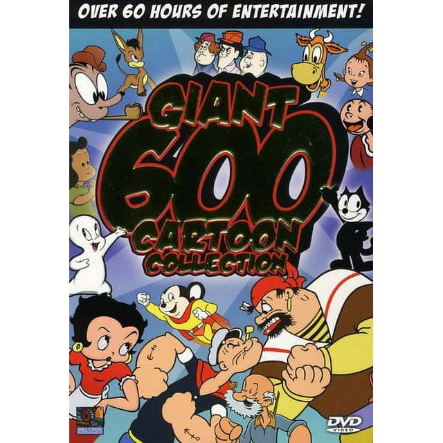 Giant 600 Cartoon Collection (DVD) - Walmart.com