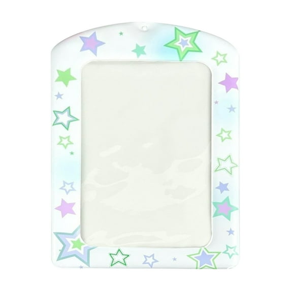 Giant A4 Pvc Photocard Holder, Star-Printed Green Photo Protector ...