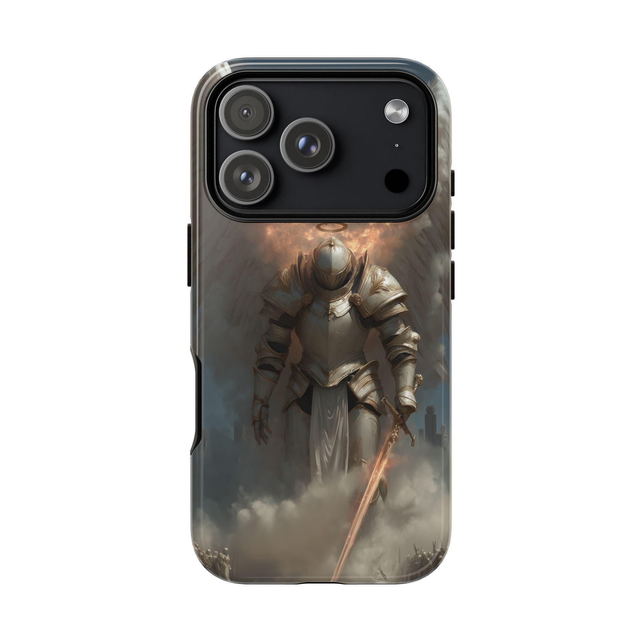 Giant Angel Knight Wing Warrior Guardian Divine Phone Case with iPhone ...