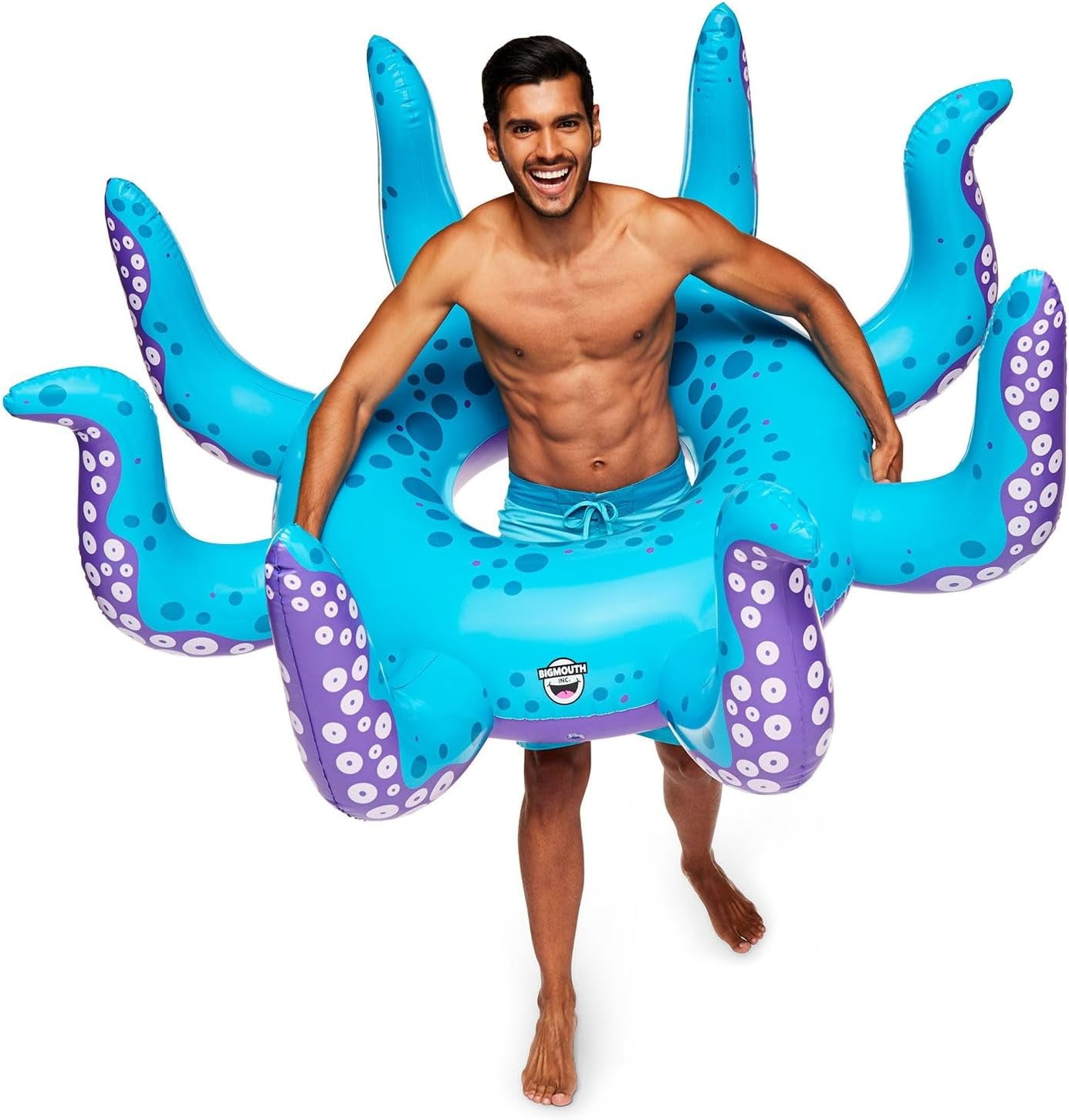 Giant Animal Pool Float, Inflatable Floatie Tube, Blow Up Swim Ring ...