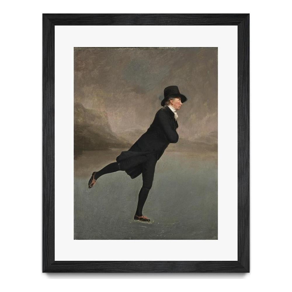 Giant Art 24x32 Reverend Robert Walker Skating Matted and Framed in ...