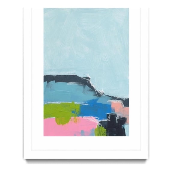 Giant Art 24x36 Landscape No. 100 Matted and Framed in Multi-Color ...