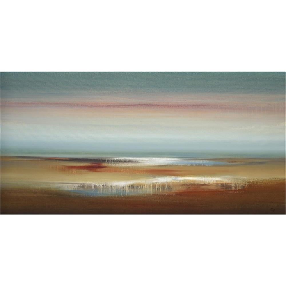 Large 72x36 Giant Art Multi-Color Canvas Print: Big Coloured Scape Fine ...
