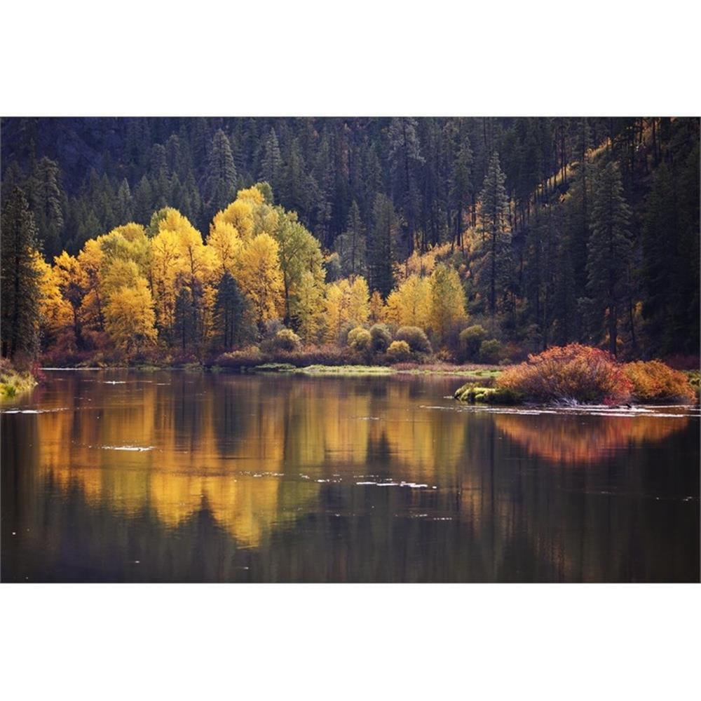 Giant Art 72x48 Mirror Visions Fine Art Giant Canvas Print in Yellow ...