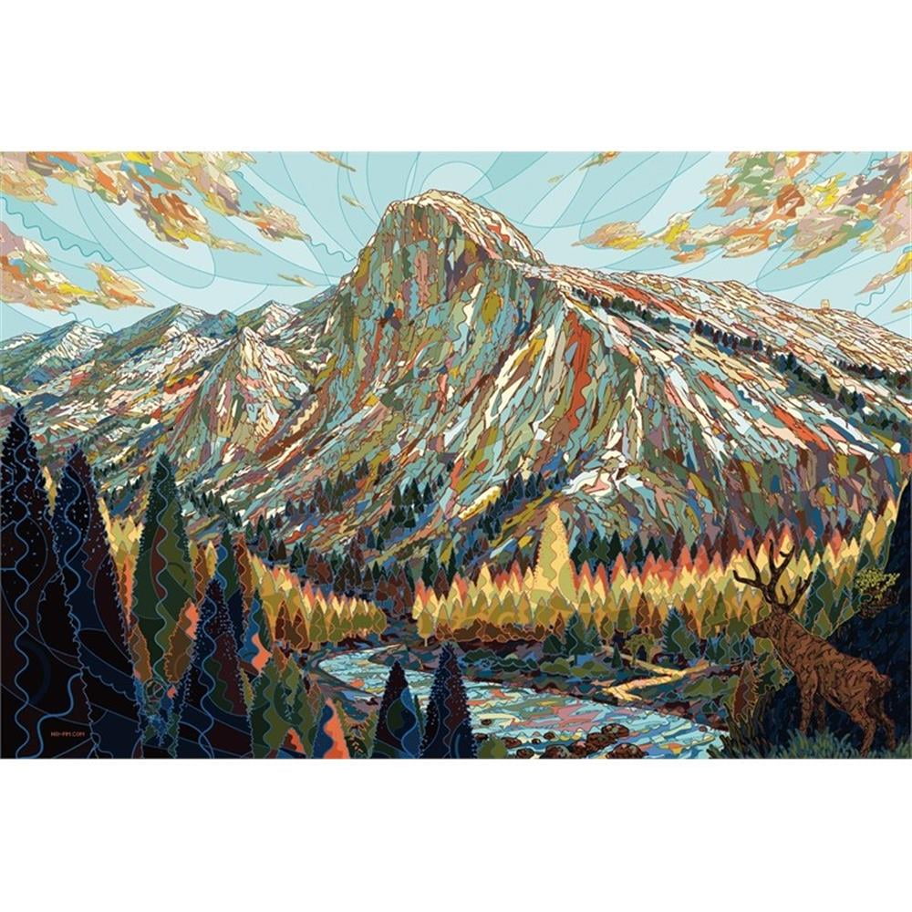 Giant Art 72x48 Technicolor Fine Art Giant Canvas Print in Multi-Color ...