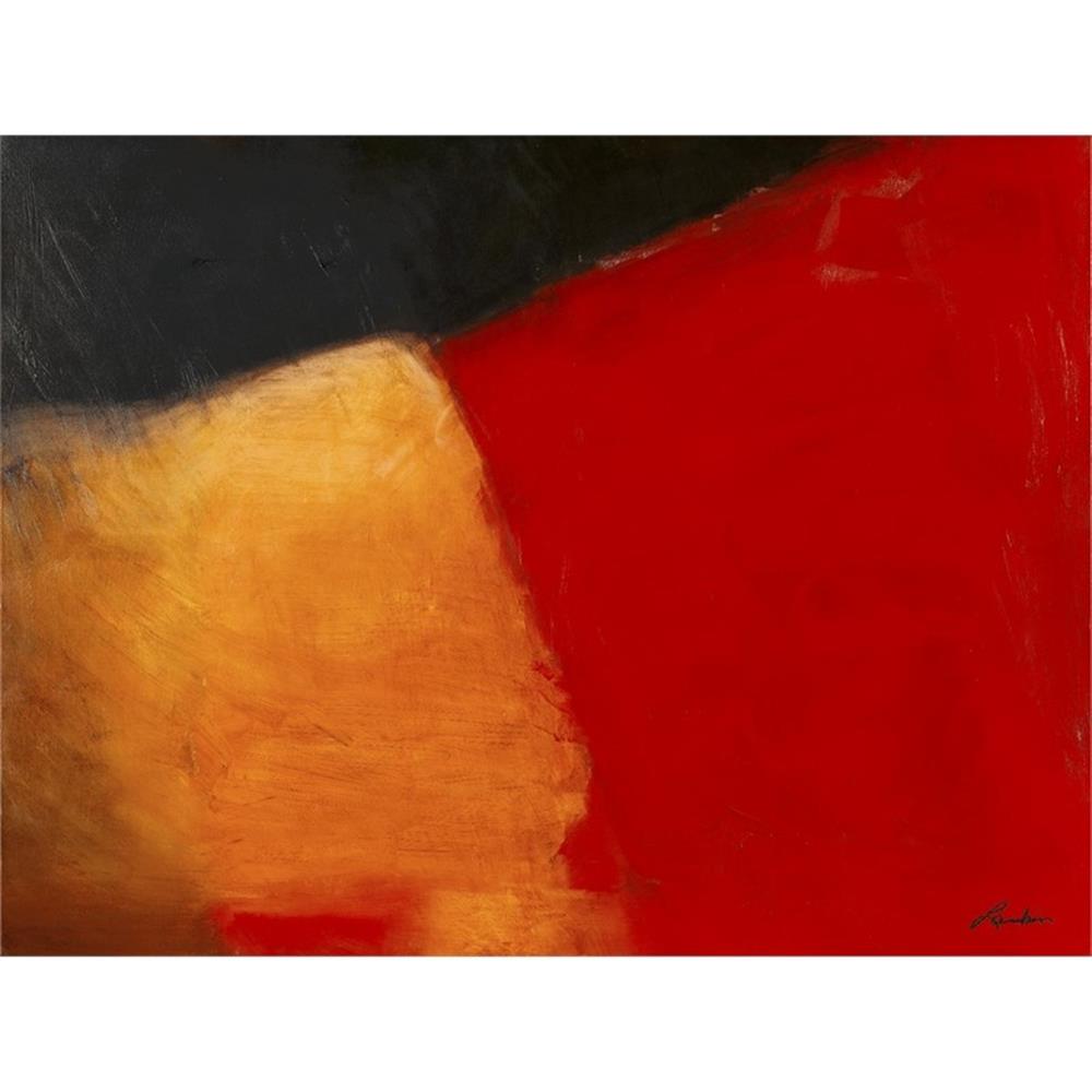 Giant Art 72x54 Le rouge et le noir Fine Art Giant Canvas Print in Red ...